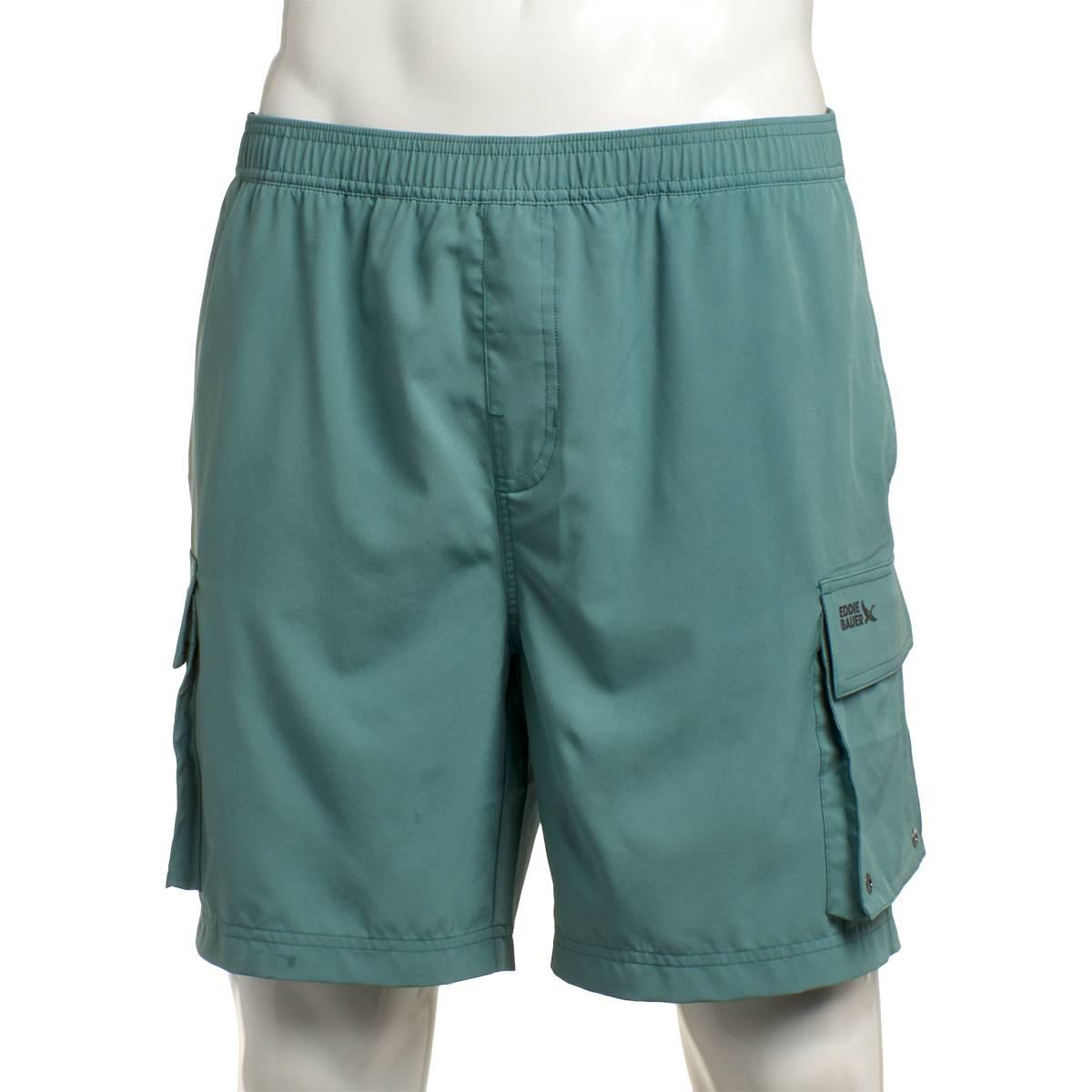 Click here for Mens Eddie Bauer(R) Cargo Pocket Swim Trunks prices
