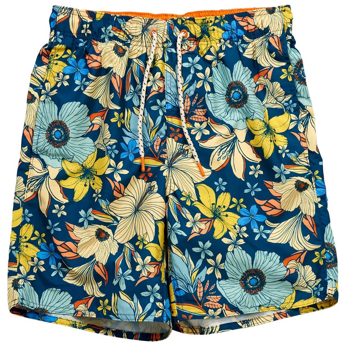 Click here for Mens Hawaiian Authentics Floral Swim Trunks prices