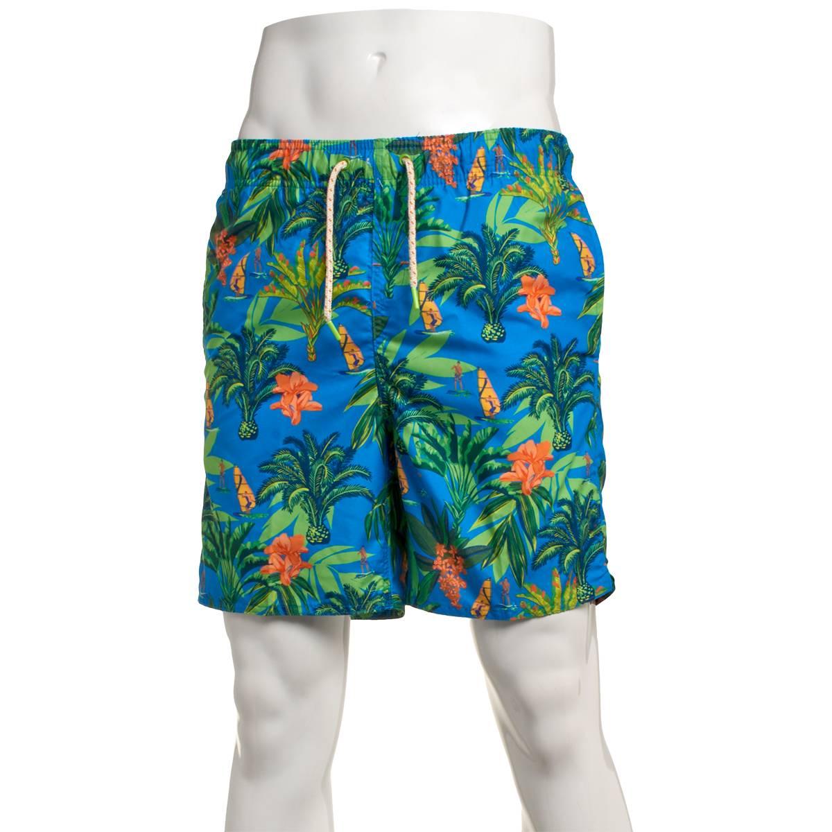 Click here for Mens Hawaiian Authentics Island Post Card Swim Tru... prices