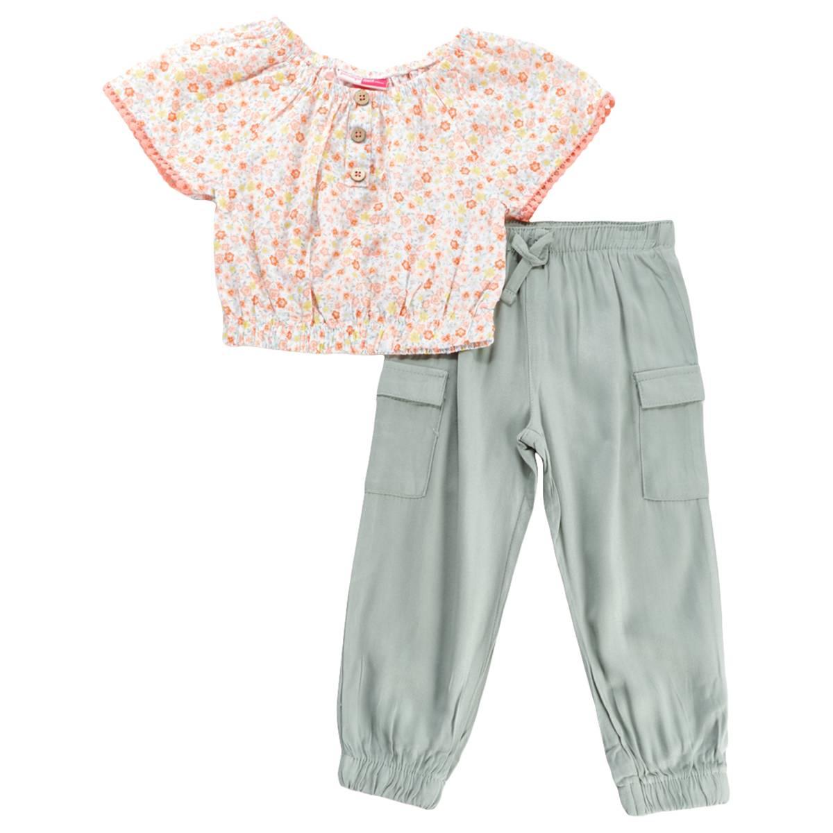 Click here for Toddler Girl Penelope Mack LTD(tm) Floral Top & Ca... prices