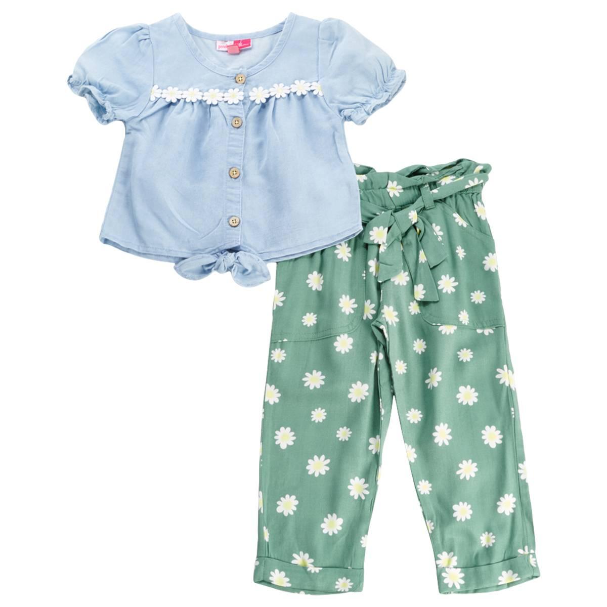 Click here for Toddler Girl Penelope Mack(tm) Puff Sleeve Top & F... prices