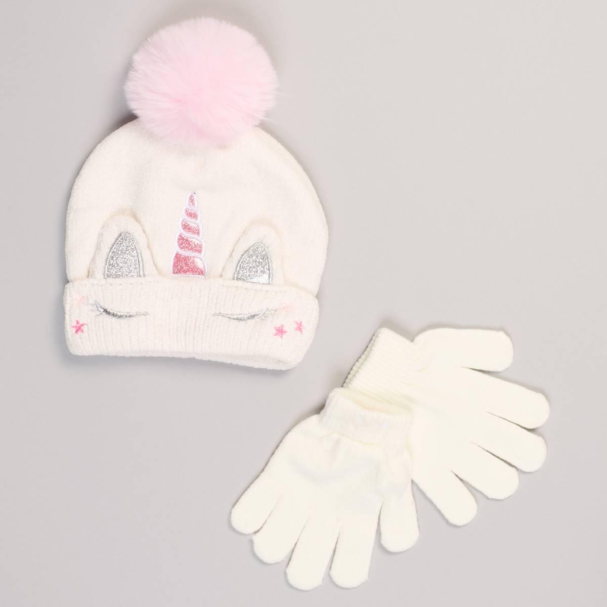 Click here for Girls Capelli(R) New York Unicorn Chenille Beanie... prices