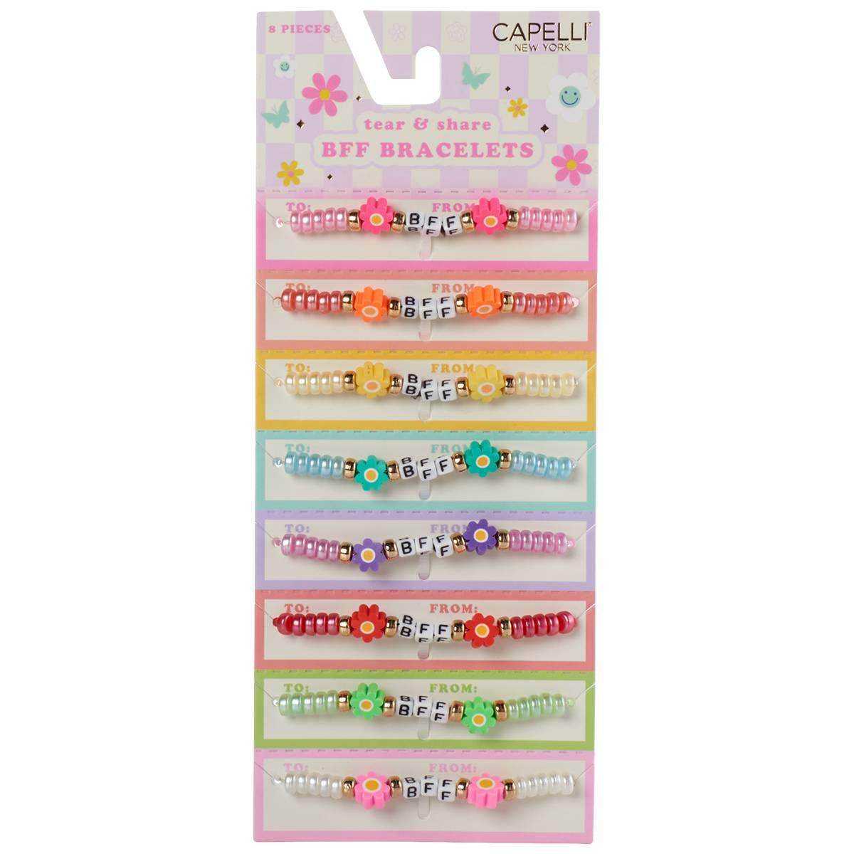 Click here for Girls Capelli(R) New York 8pc. Rainbow BFF Stretch... prices