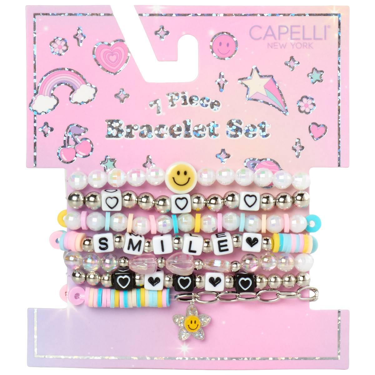 Click here for Girls Capelli(R) New York 7pc. Heart & Smiley Face... prices