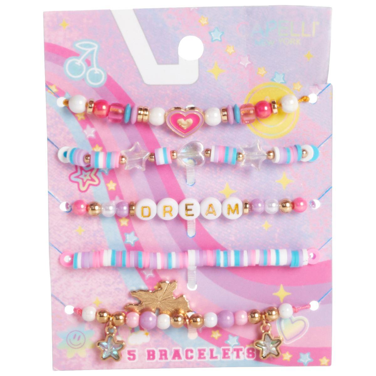 Click here for Girls Capelli(R) New York 5pc. Dream Bracelets prices