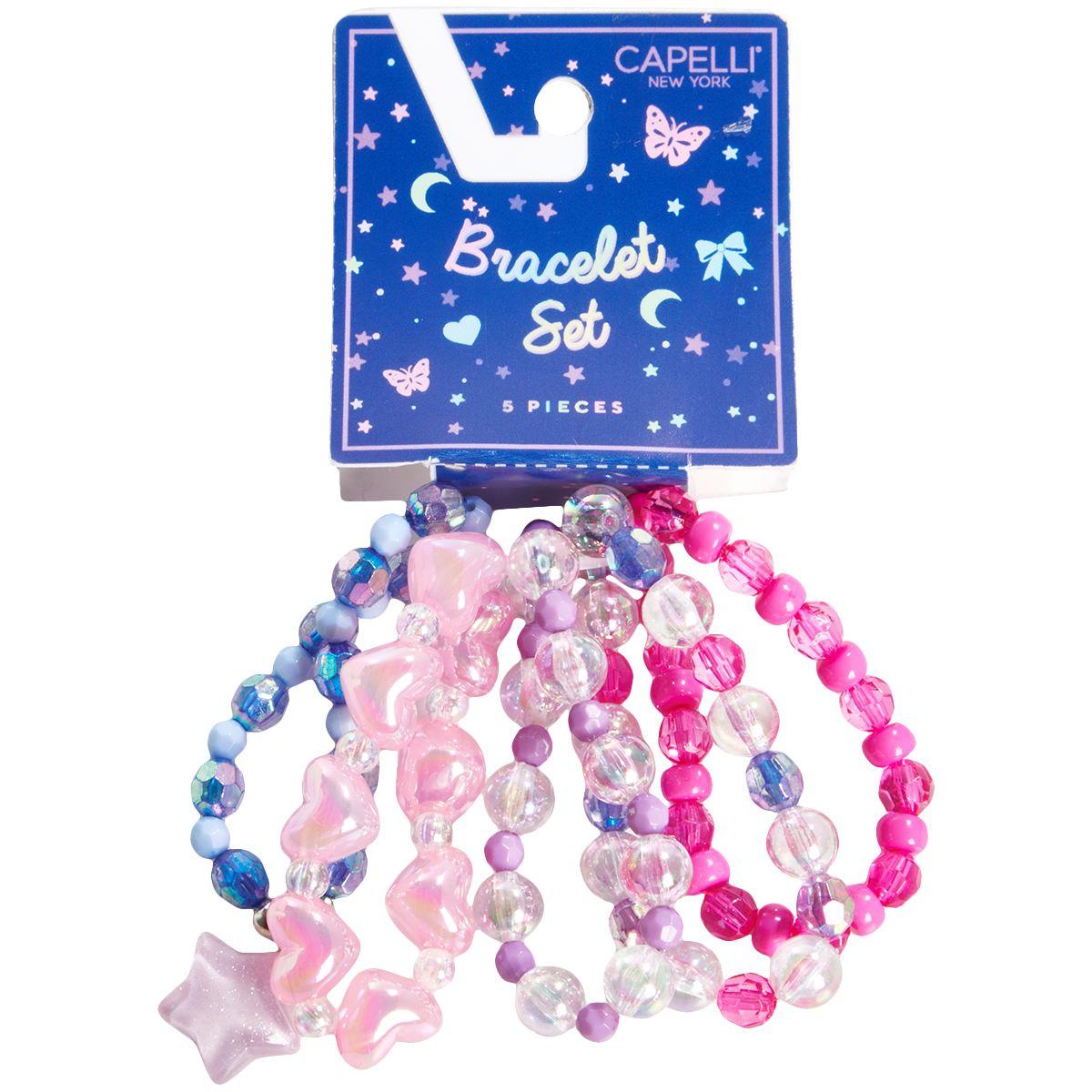 Click here for Girls Capelli(R) New York 5pc. Heart & Star Bracel... prices