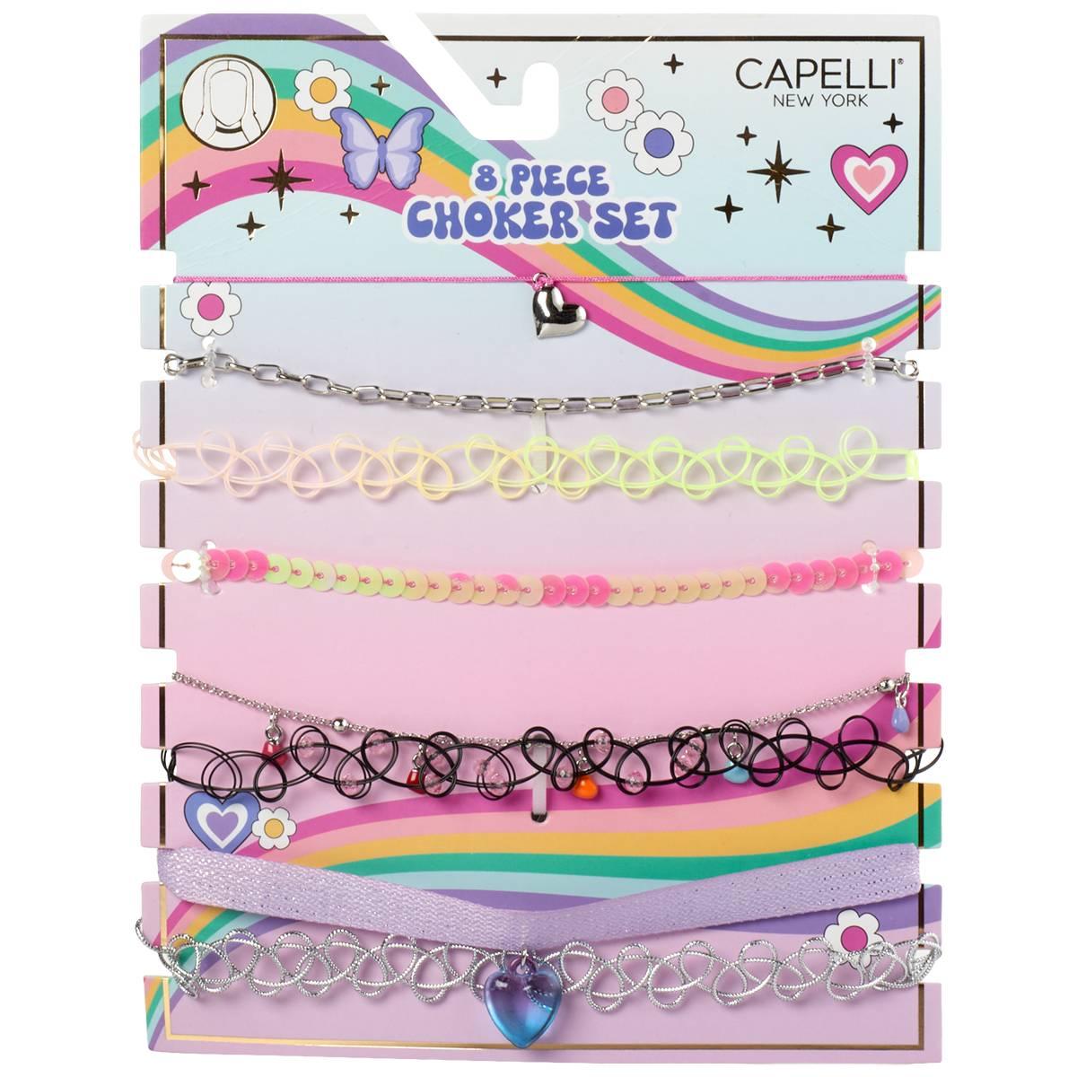 Click here for Girls Capelli(R) New York 8pc. Heart Charm Choker... prices