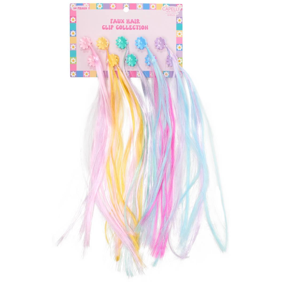 Click here for Girls Capelli(R) New York 10pc. Daisy Clip Faux Ha... prices