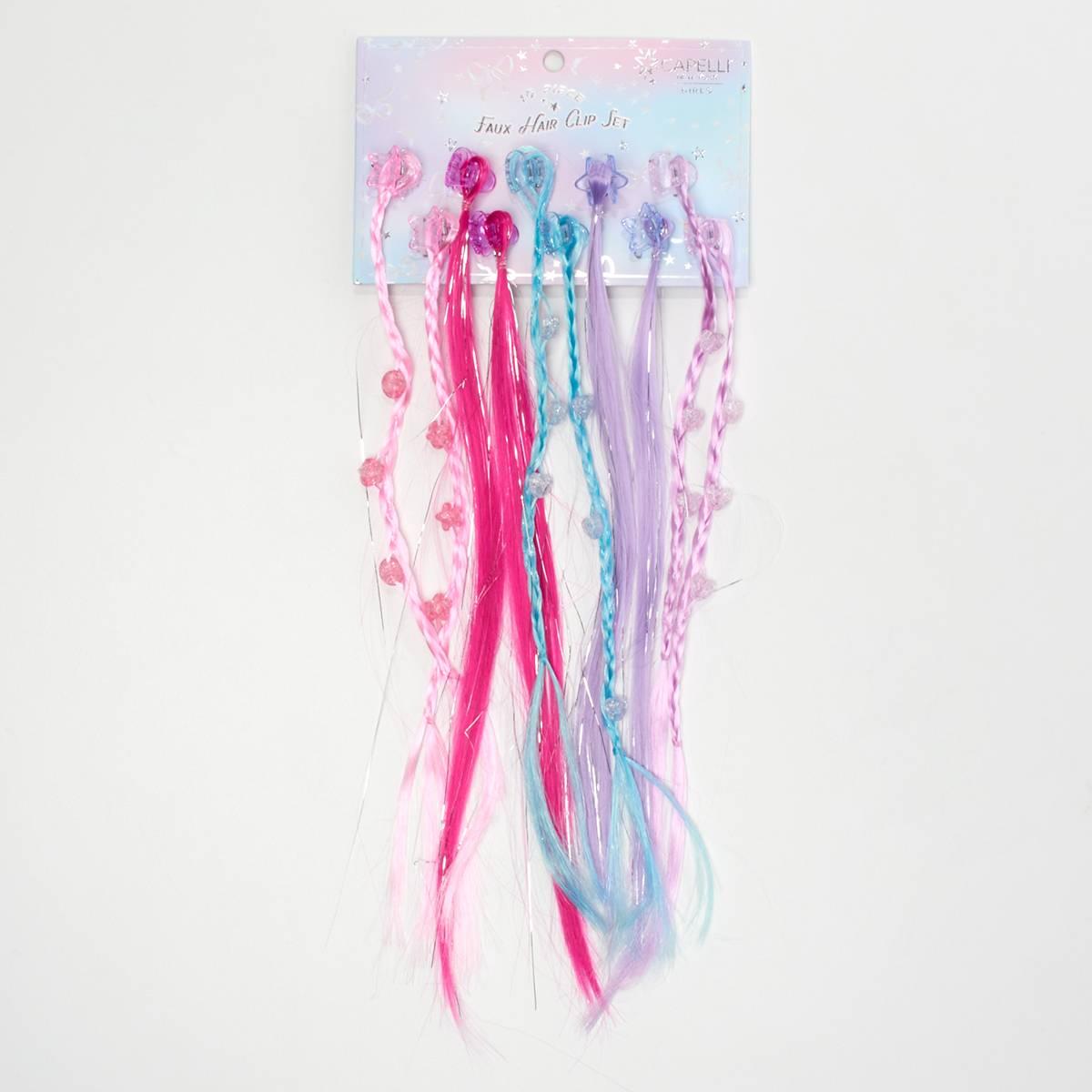 Click here for Girls Capelli(R) New York 10pc. Beaded Faux Hair &... prices