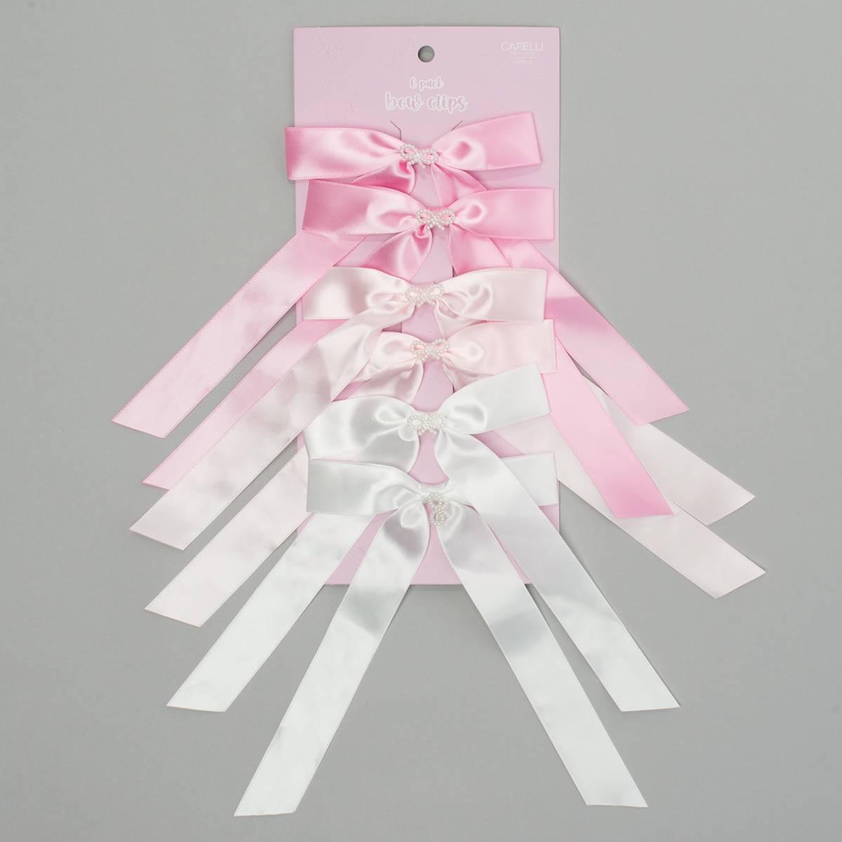 Click here for Girls Capelli(R) New York 6pc. Pelican Clip Bows w... prices