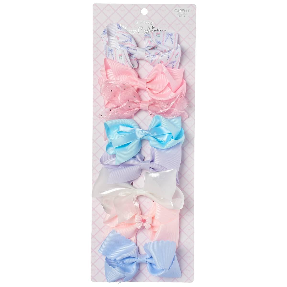 Click here for Girls Capelli(R) New York 8pc. Assorted Solid Ribb... prices