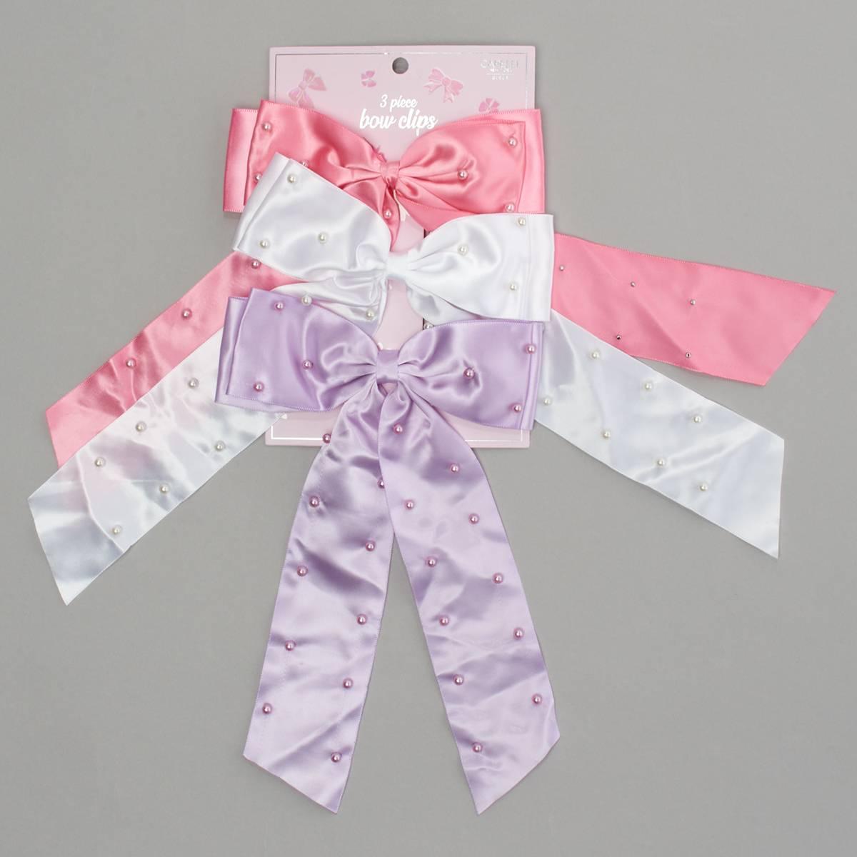 Click here for Girls Capelli(R) New York 3pc. Ribbon Bows with Fa... prices