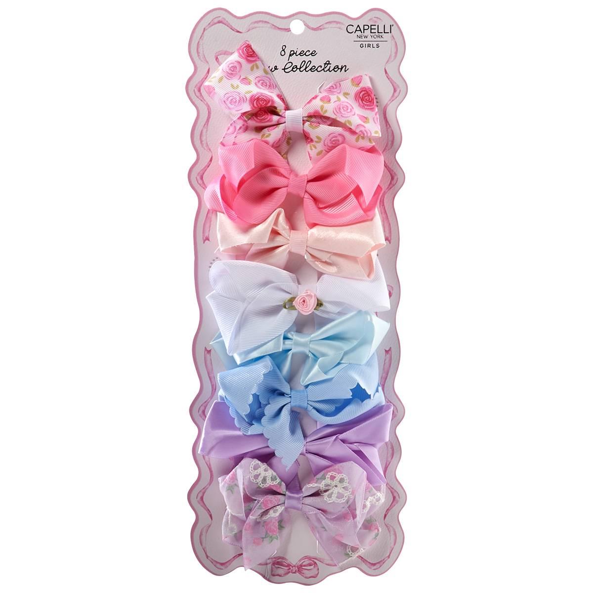 Click here for Girls Capelli(R) New York 8pk. Mix/Floral Bows prices