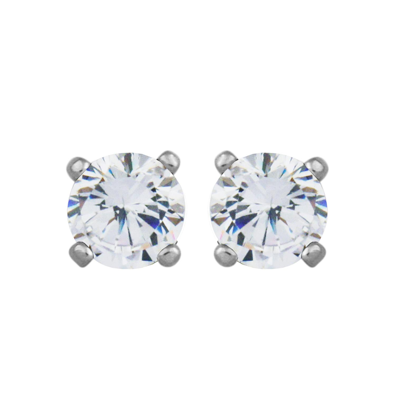 Click here for Sterling Silver CZ Stud Earrings prices