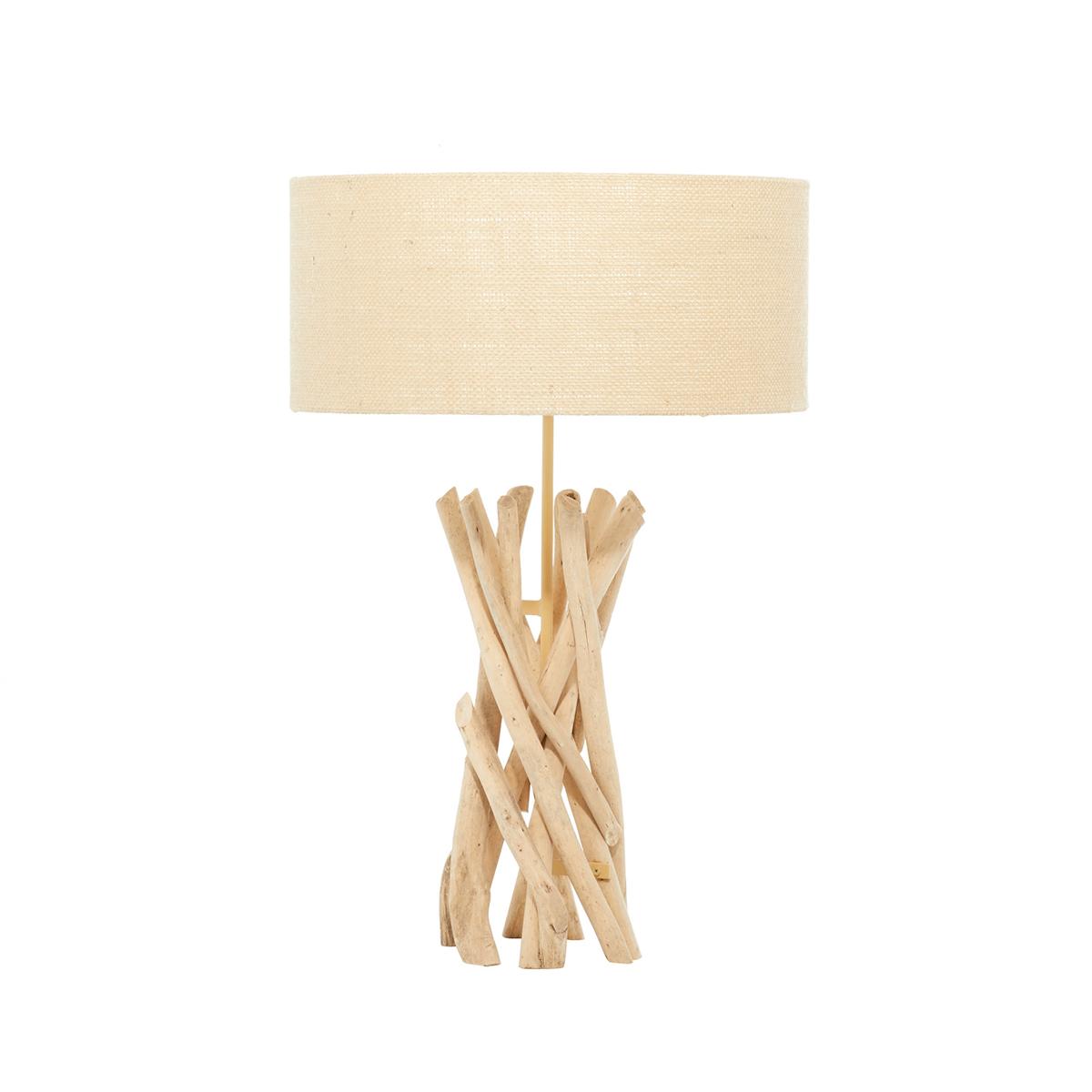 Click here for 9th & Pike(R) Beige Wood Rustic Table Lamp prices
