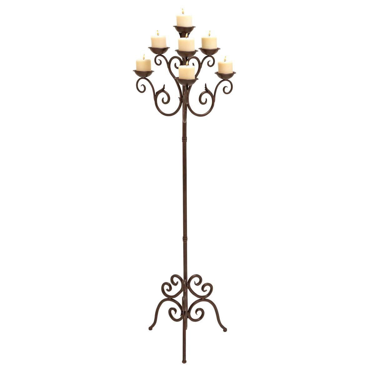 Click here for 9th & Pike(R) Brown Iron Traditional Candelabra prices