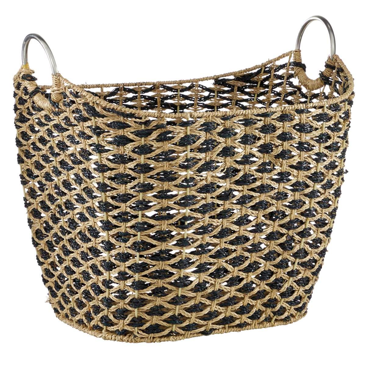 Click here for 9th & Pike(R) Large Black Diamond Pattern Seagrass... prices