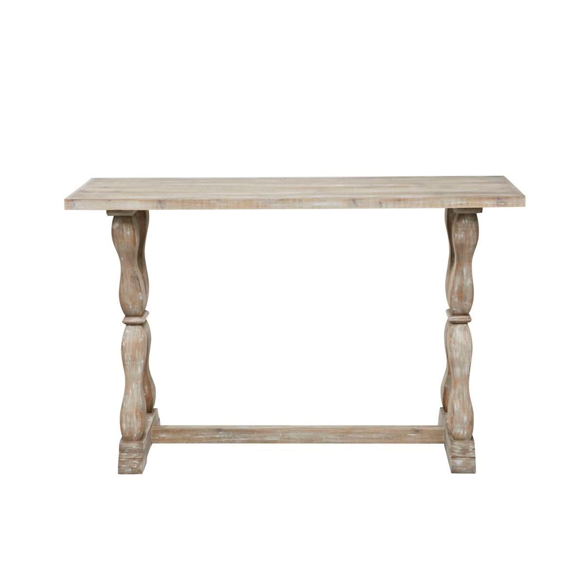 Click here for 9th & Pike(R) Brown Wood Farmhouse Console Table prices