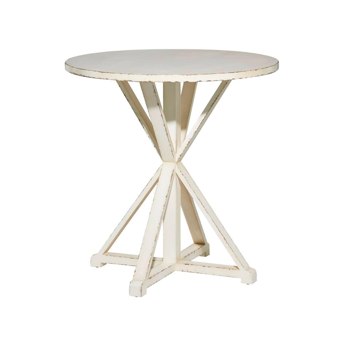 Click here for 9th & Pike(R) White Wood Farmhouse Accent Table prices
