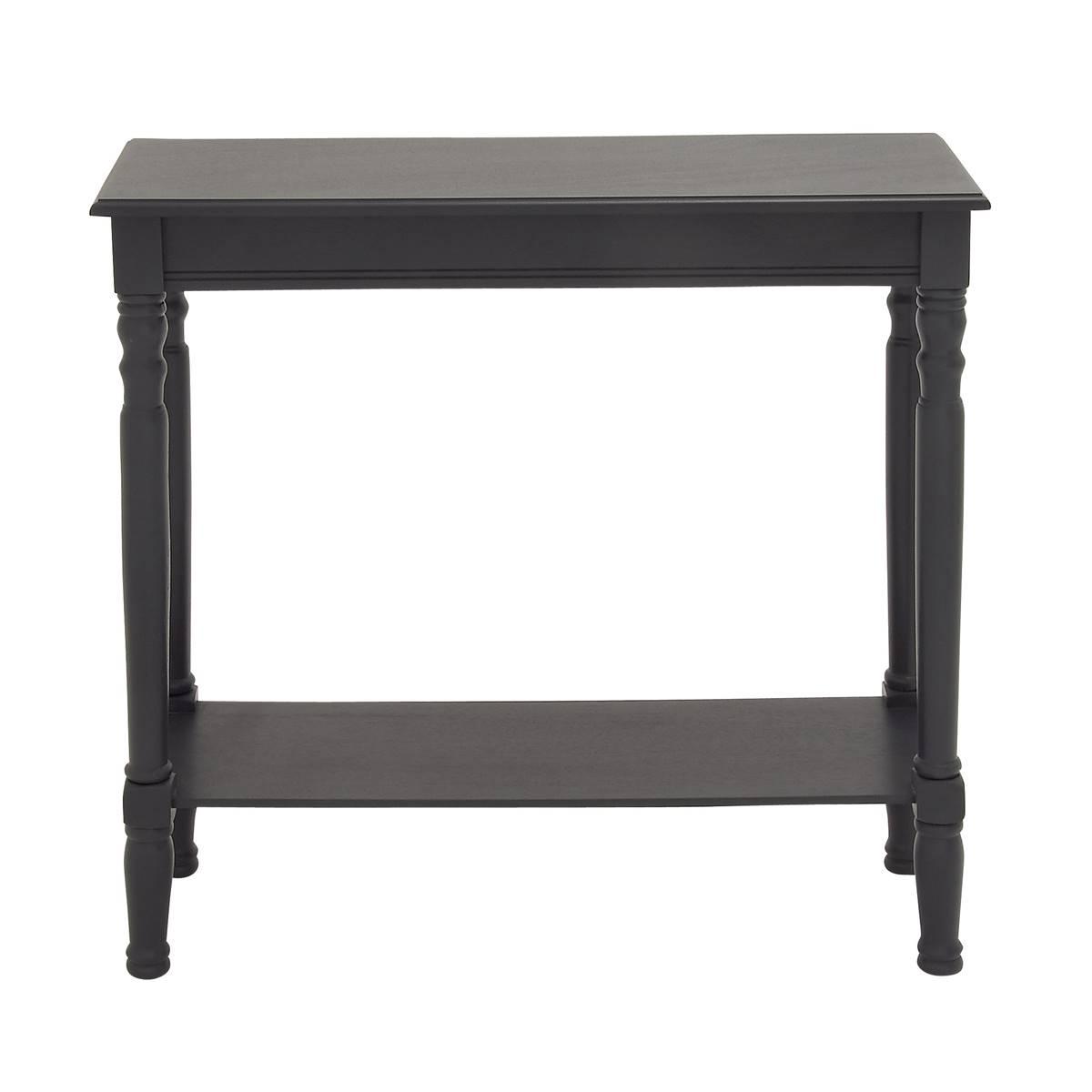 Click here for 9th & Pike(R) Black Traditional Wood Console Table prices