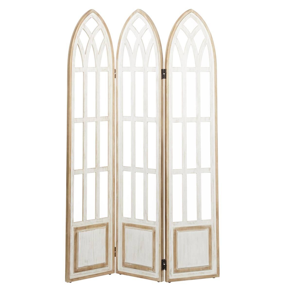 Click here for 9th & Pike(R) Farmhouse White Wood Room Divider Sc... prices