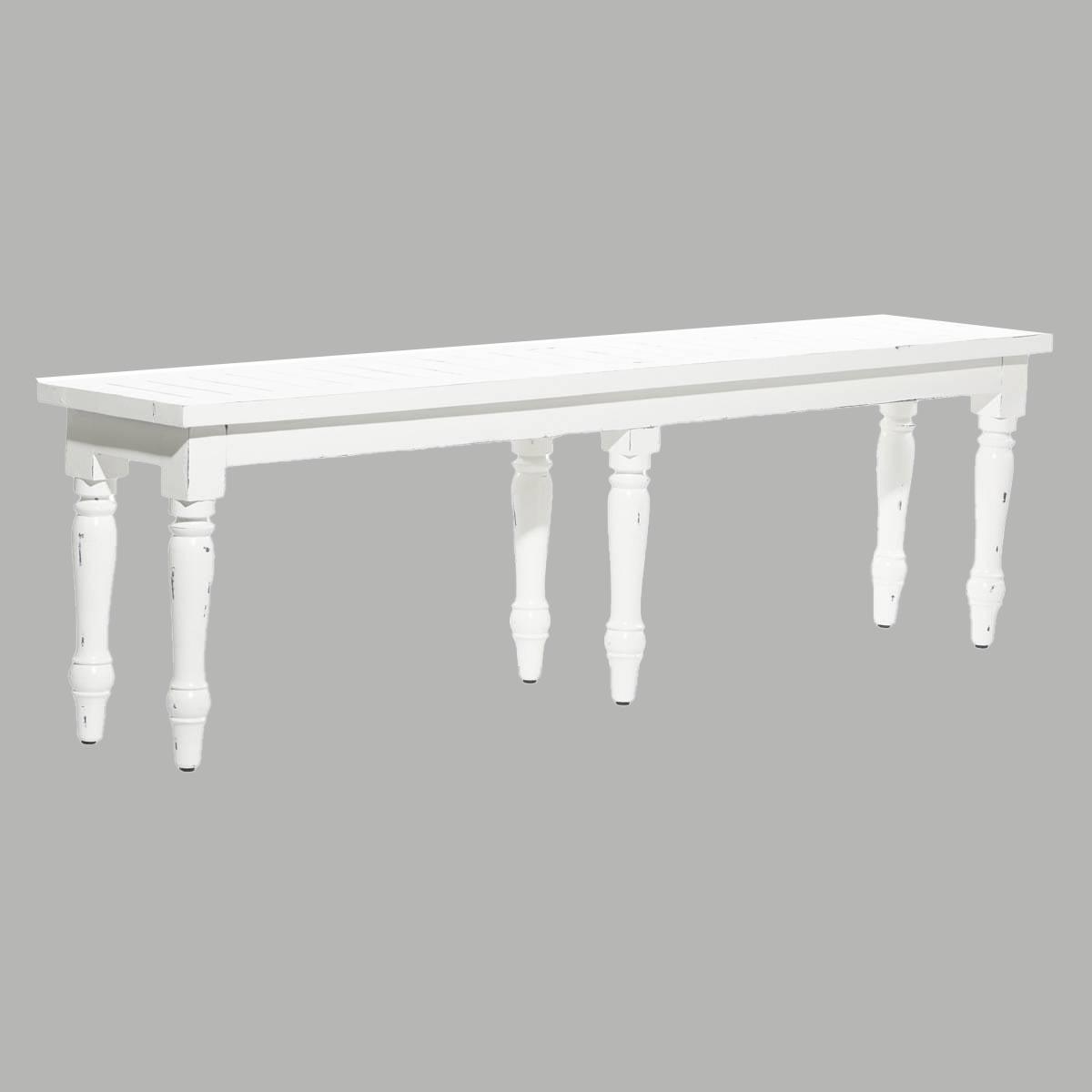 Click here for 9th & Pike(R) Farmhouse White Wood Entryway Bench prices