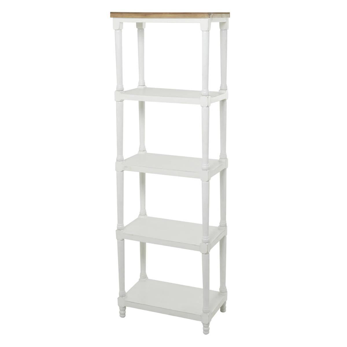 Click here for 9th & Pike(R) Farmhouse White Wood Shelving Unit prices