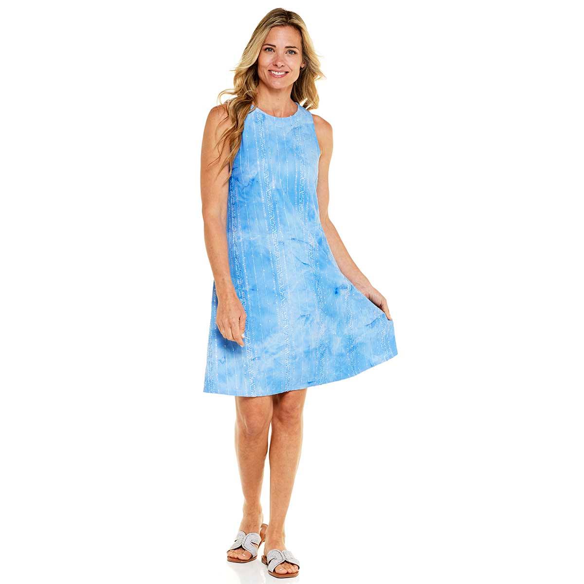 Click here for Petite Cocomo Sleeveless Keyhole Back Gomez Shift... prices