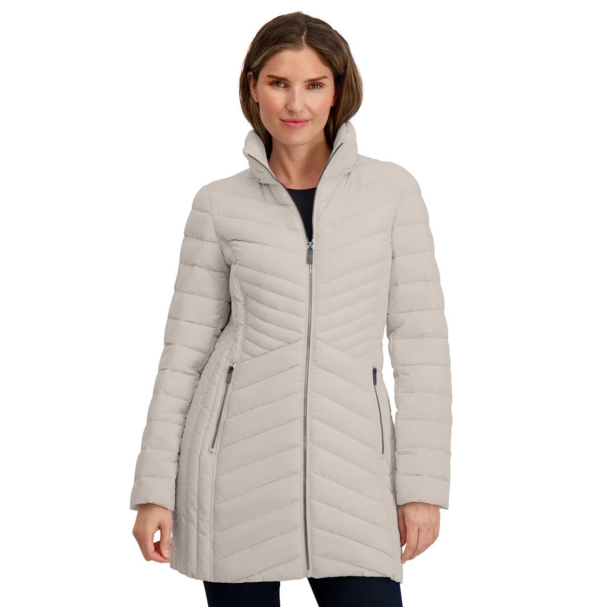 Click here for Womens Nautica Stretch Packable Puffer Coat with F... prices