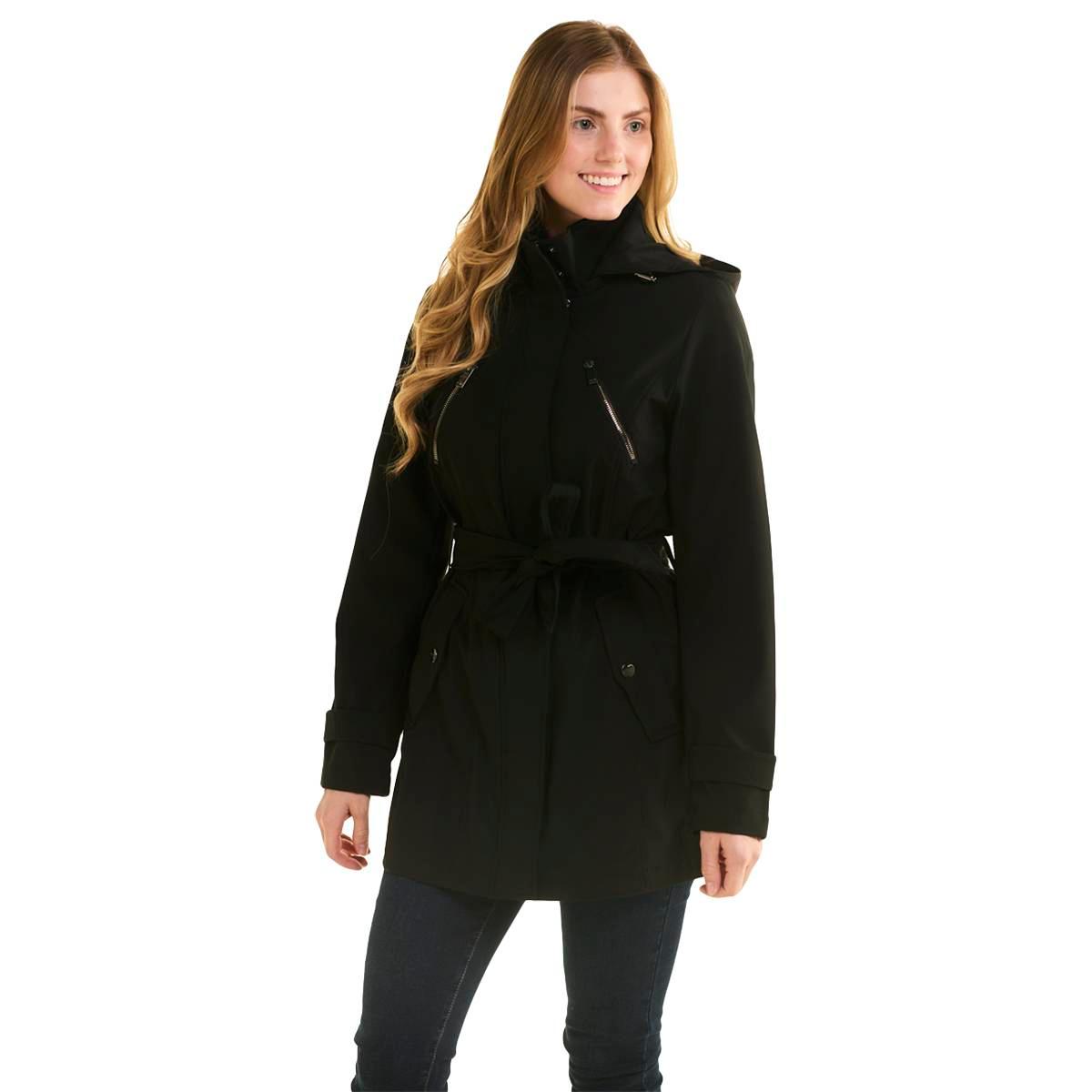 Click here for Womens Nautica Belted Rain Jacket w/Hood prices