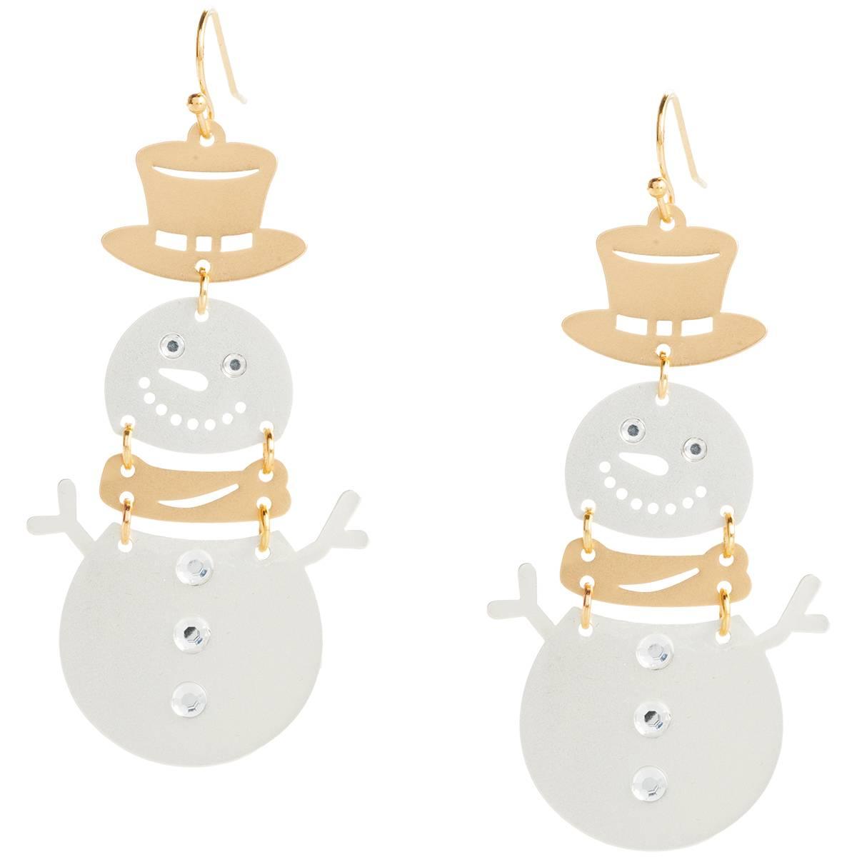 Click here for Season Greetings Two-Tone Plated Linked Snowman Ea... prices