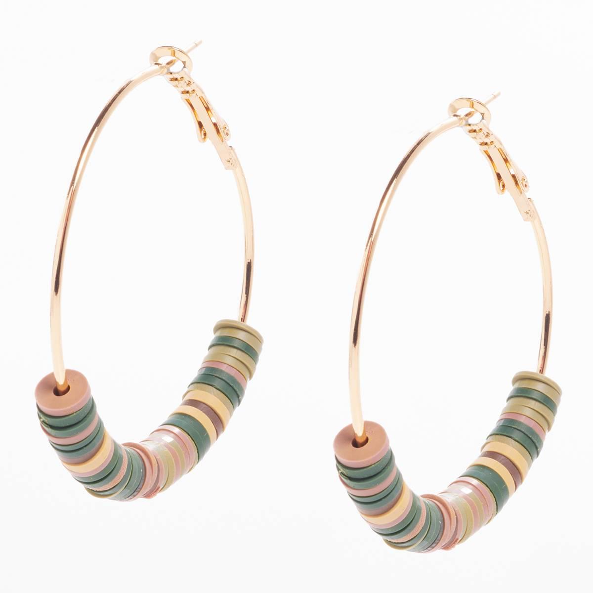 Click here for Ashley Cooper(tm) Vinyl Disc Hoop Earrings prices