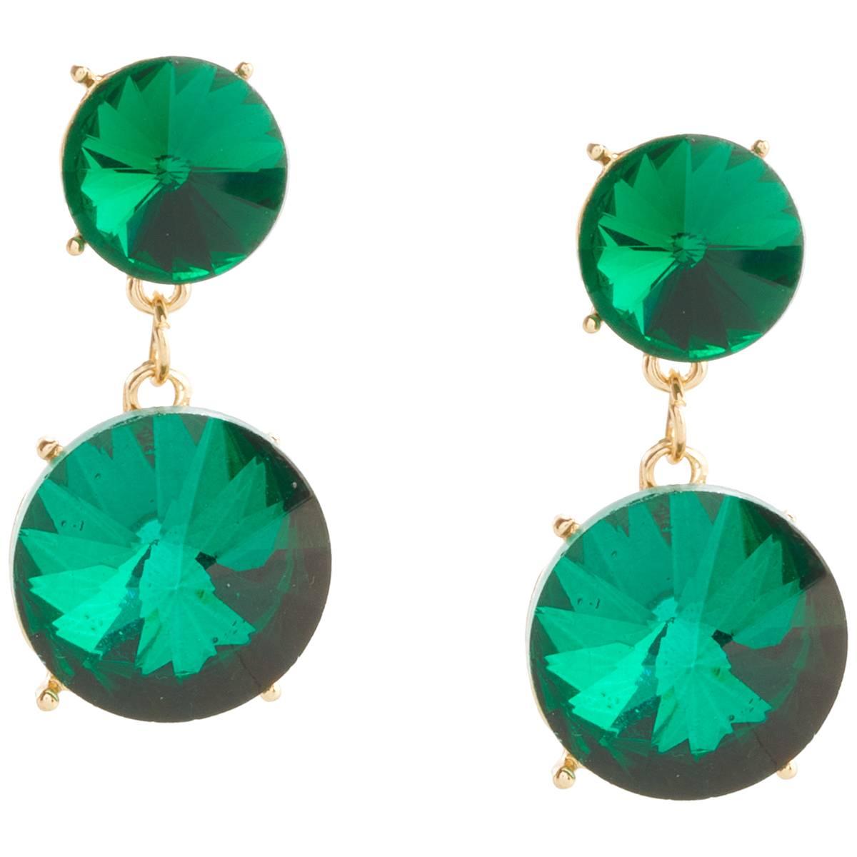 Click here for Ashley Cooper(tm) Gold-Plated Emerald Rivoli Stone... prices