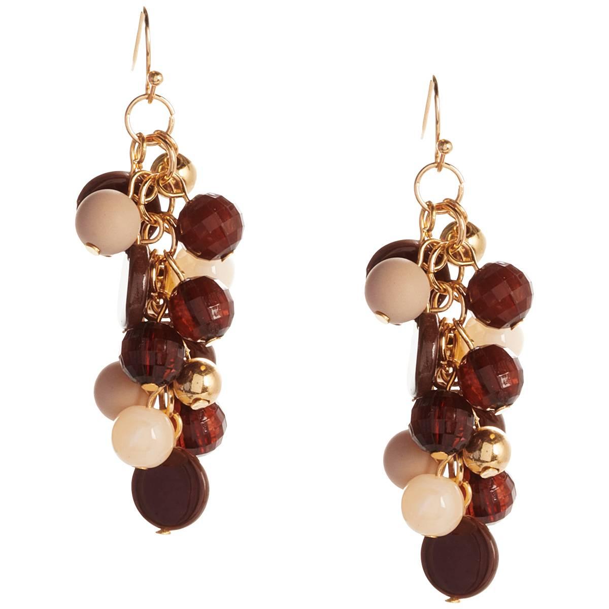 Click here for Ashley Cooper(tm) Gold Plated Cluster Beaded Drop... prices