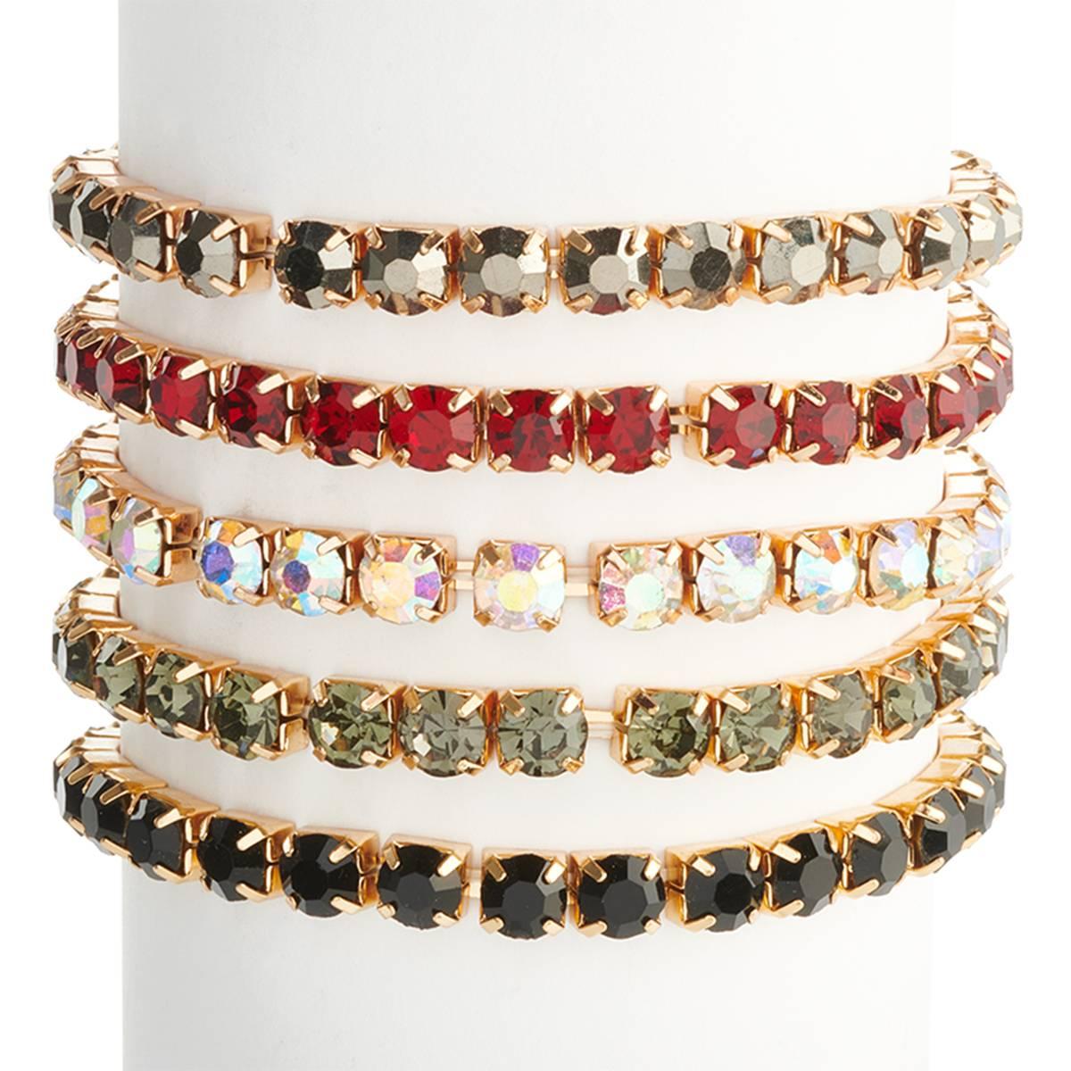 Click here for Ashley Cooper(tm) Crystal/Jet/Crystal AB Glass Sto... prices