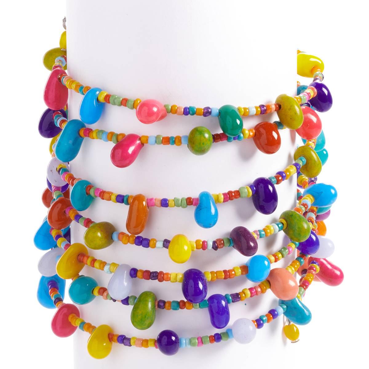 Click here for Ashley Cooper(tm) Rhodium Plated Multi Color Seed... prices