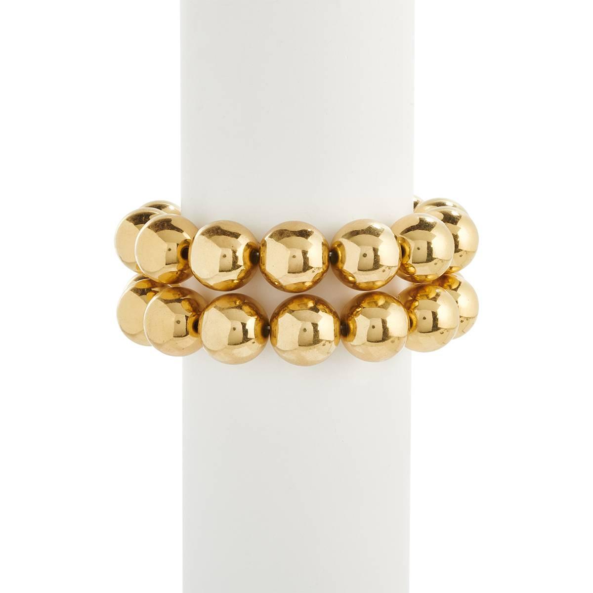 Click here for Ashley Cooper(tm) 2pc. Gold Plated Beaded Stretch... prices