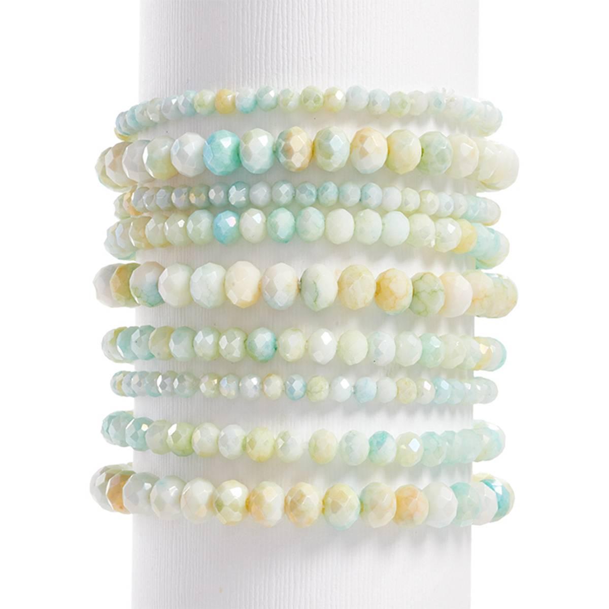 Click here for Ashley Cooper(tm) 9pc. Graduated Size Green Facete... prices