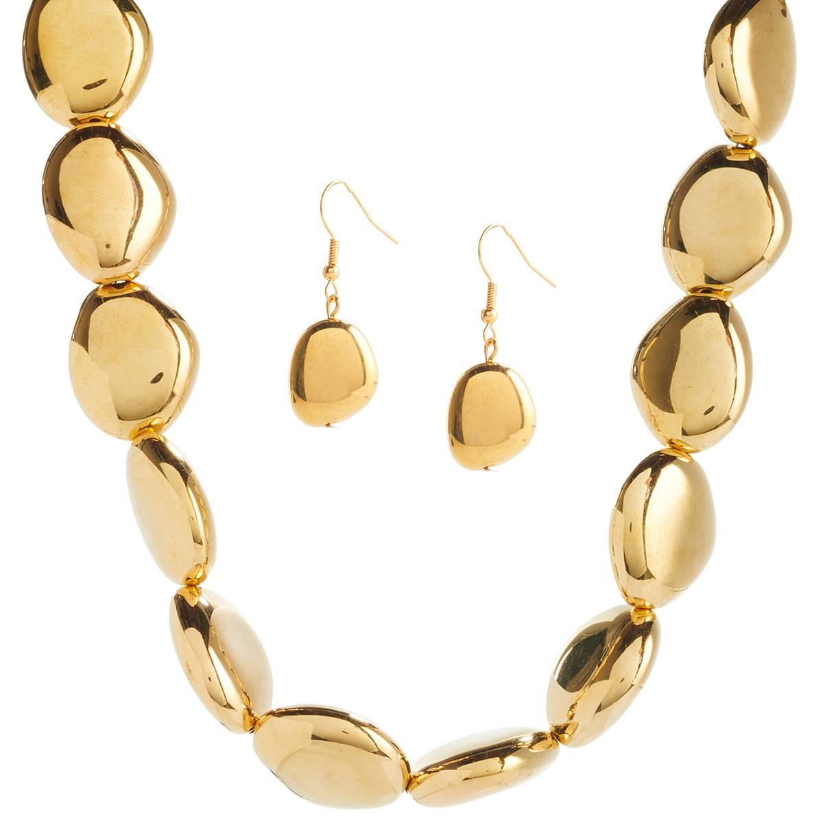 Click here for Ashley Cooper(tm) Chunky Beaded Necklace & Earring... prices