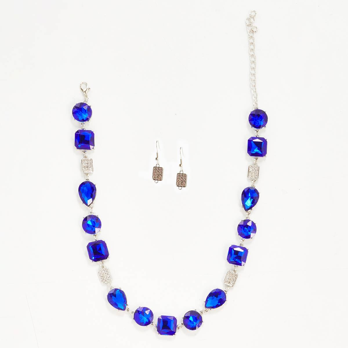 Click here for Ashley Cooper(tm) Linked Sapphire Faceted Necklace... prices