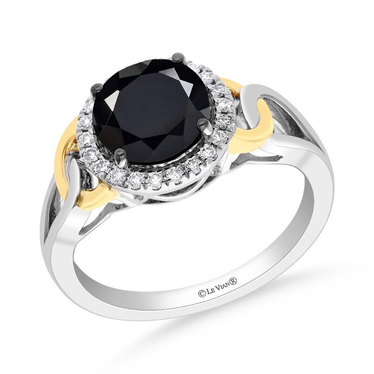 Click here for Le Vian(R) 14kt. Two-Tone Gold Onyx & Nude Diamond... prices