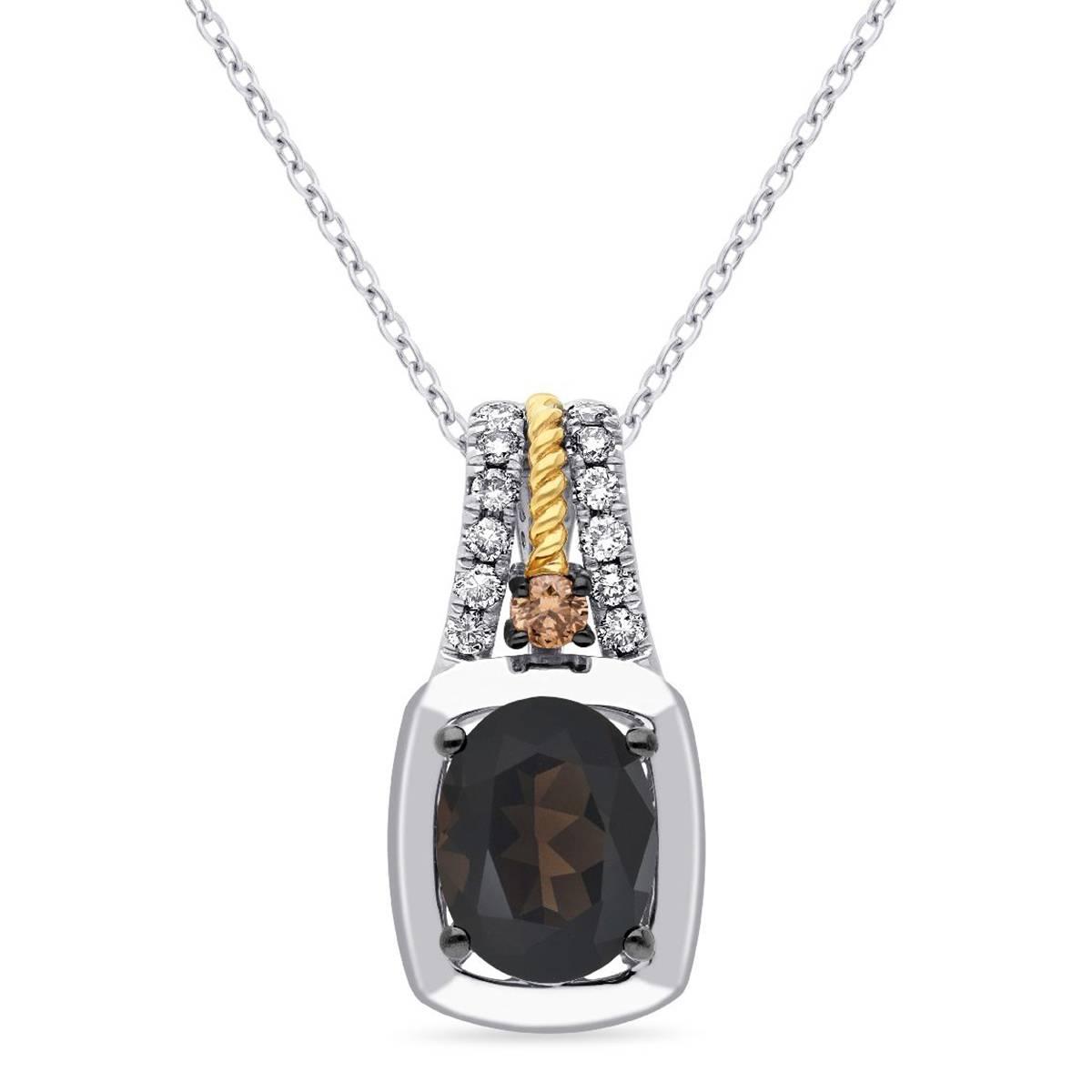 Click here for Le Vian(R) 1 5/8ctw. Chocolate Quartz(R) & Diamond... prices