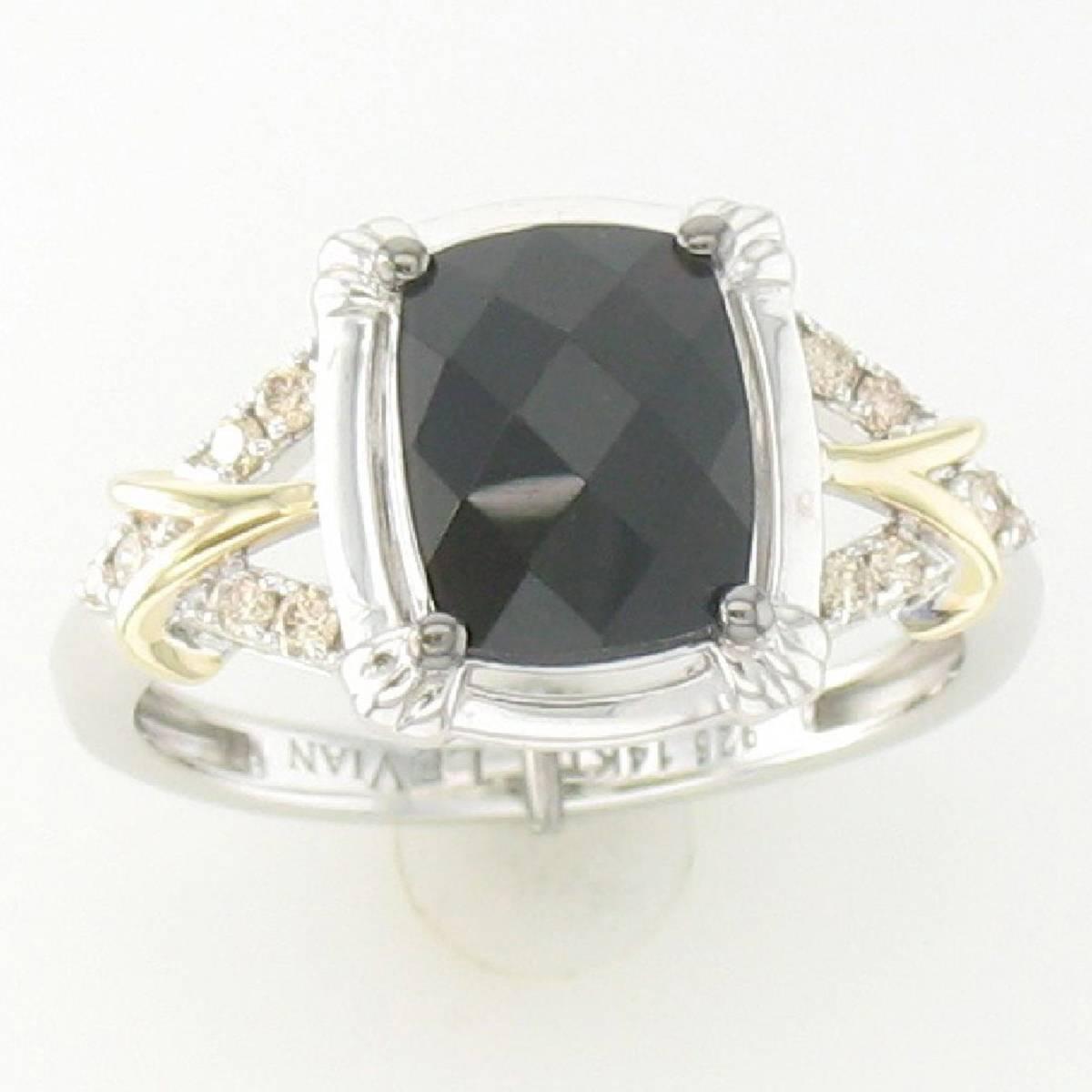 Click here for Le Vian(R) 1 7/8ctw. Onyx & 1/8ctw. Nude Diamonds(... prices