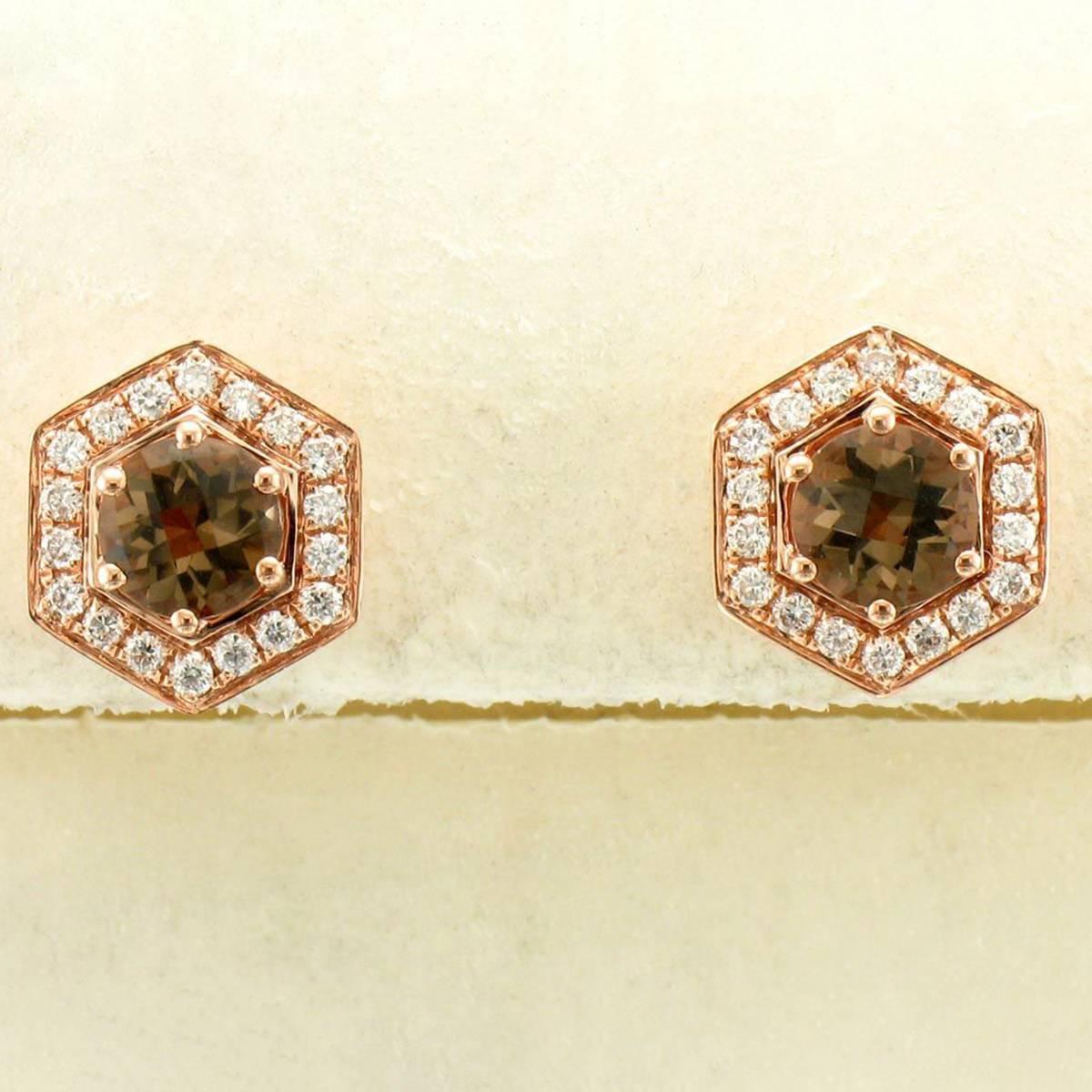 Click here for Le Vian(R) 14kt. Strawberry Gold(R) Chocolate Quar... prices