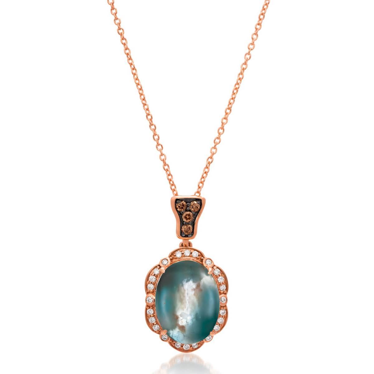 Click here for Le Vian(R) Peacock Aquaprase(tm) Chocolate & Vanil... prices