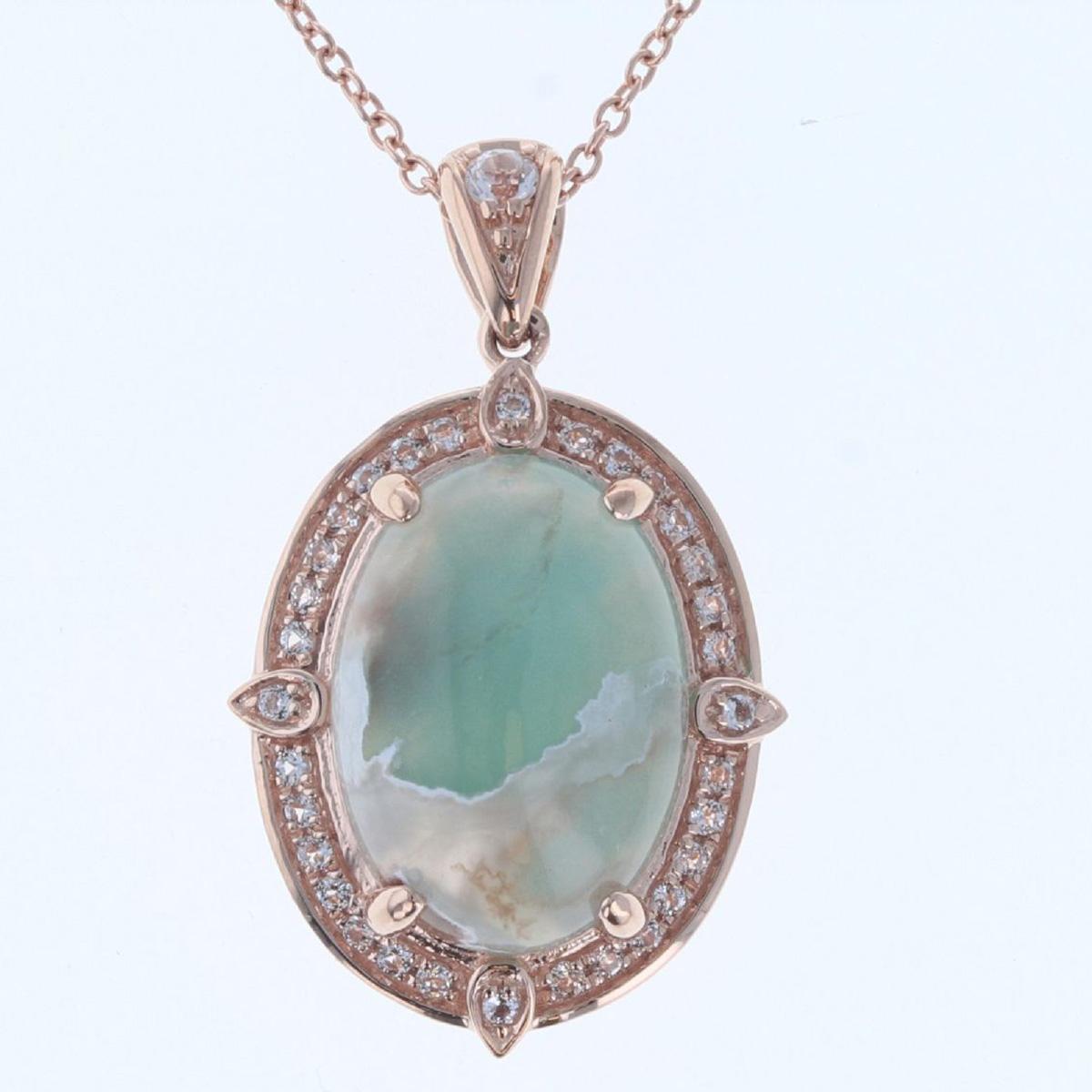 Click here for Le Vian(R) Strawberry Gold Peacock Aquaprase(tm) T... prices