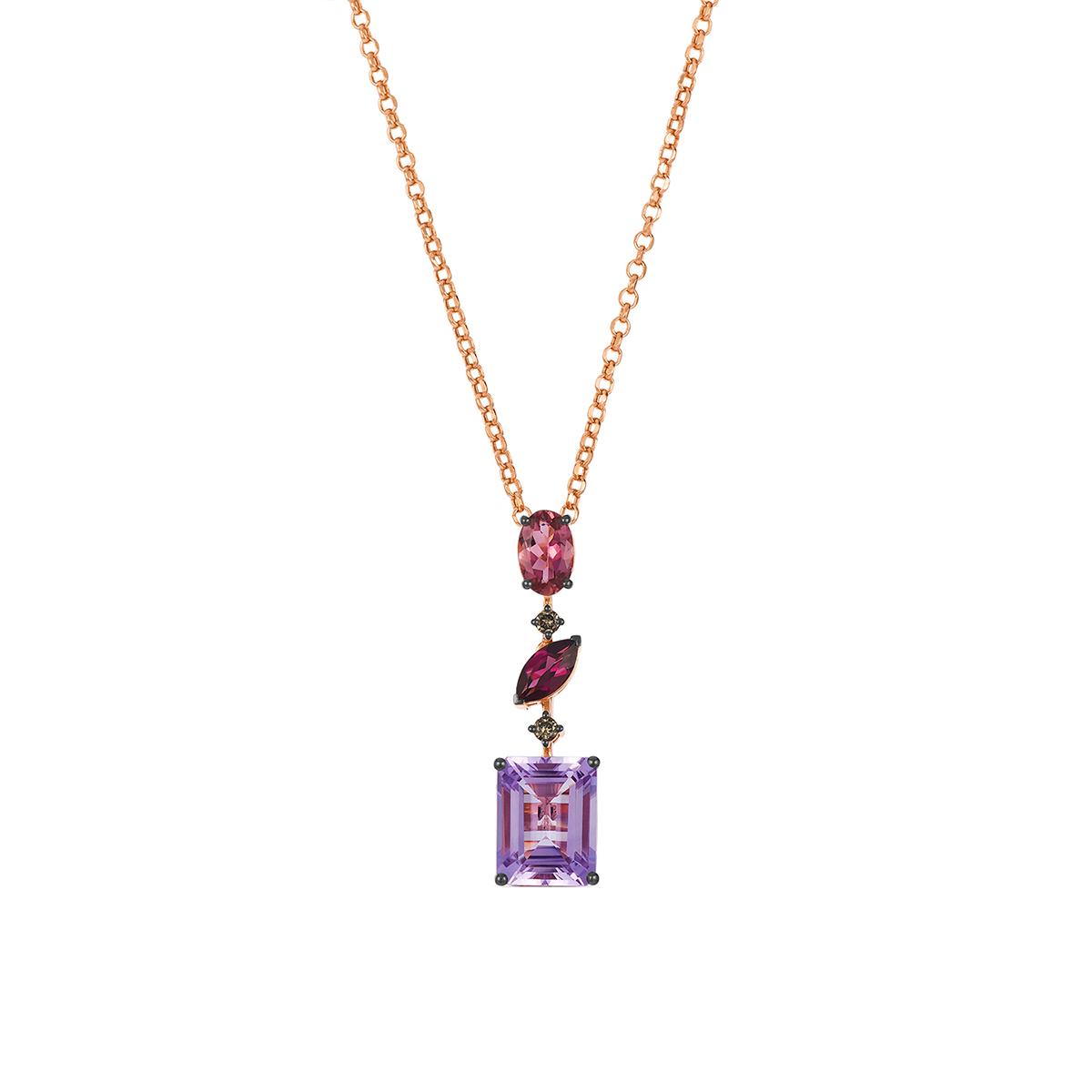 Click here for Le Vian Chocolatier(R) Amethyst/Tourmaline/Rhodoli... prices