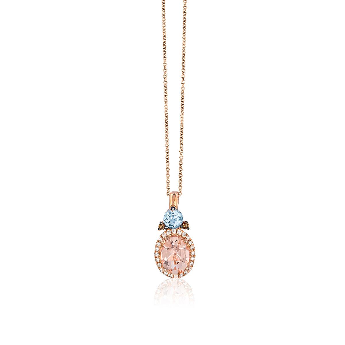 Click here for Le Vian(R) Peach Morganite(tm) Sea Blue Aquamarine... prices
