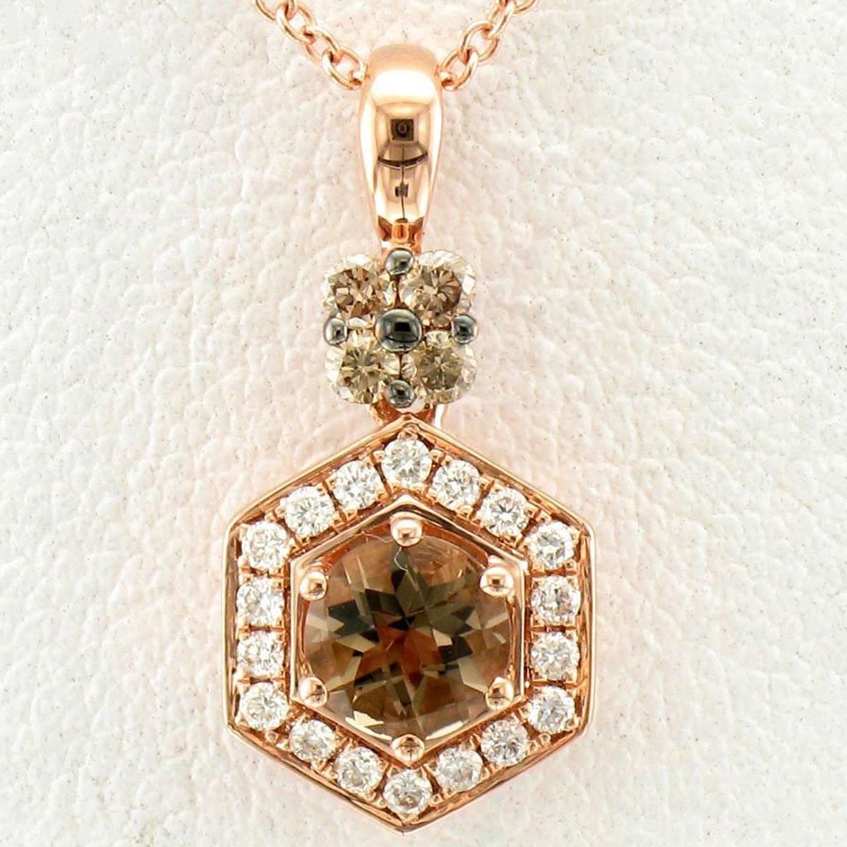 Click here for Le Vian(R) 1/3ctw. Chocolate Quartz(R) & Diamond P... prices