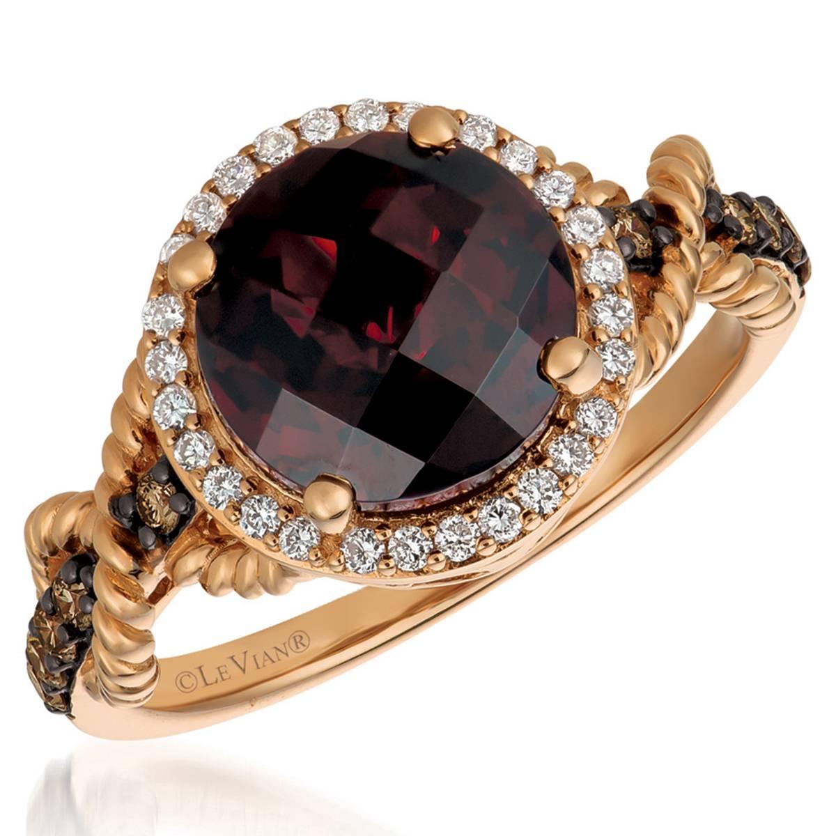 Click here for Le Vian(R) Pomegranate Garnet(tm) Diamond Ring prices